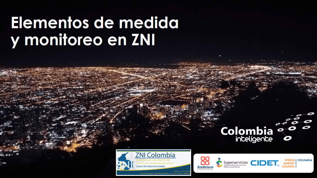 Elementos de medida y monitoreo en ZNI - Colombia Inteligente