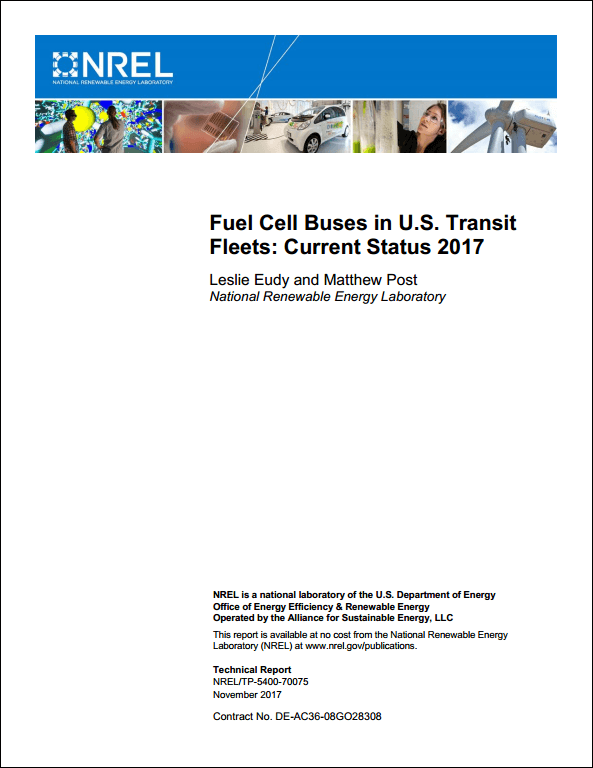 Fuel Cell Buses in U.S. Transit Fleets: Current Status 2017 - Colombia ...
