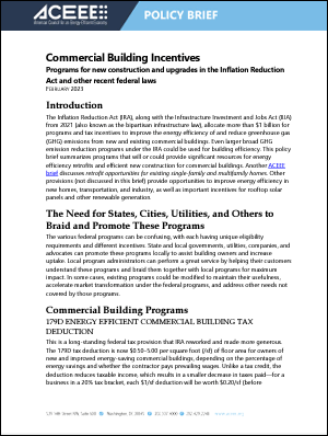 Commercial Building Incentives: Programs for new construction and ...