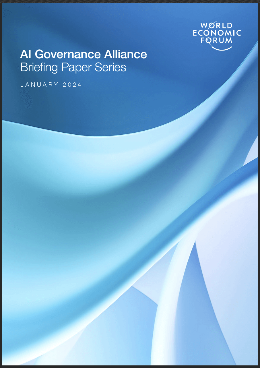 AI Governance Alliance: Briefing Paper Series - Colombia Inteligente