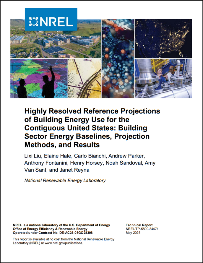 Highly Resolved Reference Projections of Building Energy Use for the ...