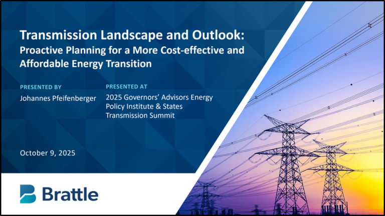 Transmission Landscape and Outlook: Proactive Planning for a More Cost-effective and Affordable ...
